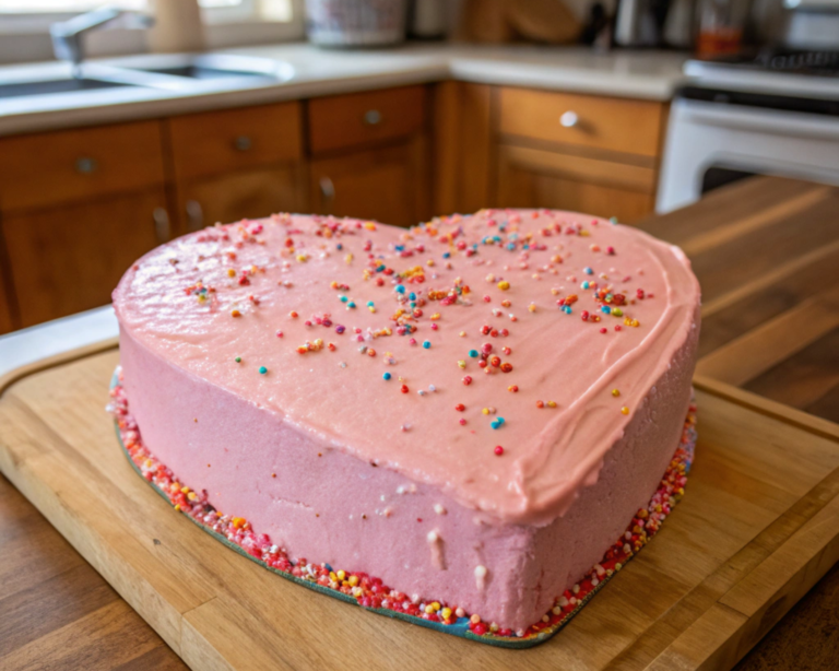 How to Make a Heart-Shaped Cake Step-by-Step Guide - Tasty Simply Recipes